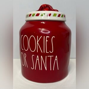 Rae Dunn | Kitchen | Rae Dunn Cookies For Santa Large Christmas Ceramic ...